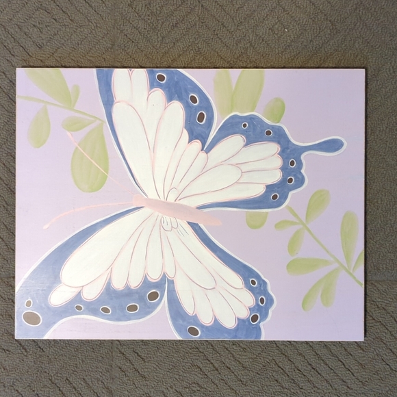 Pottery Barn Kids | Other | Pottery Barn Kids Painted Wood Wall Art ...